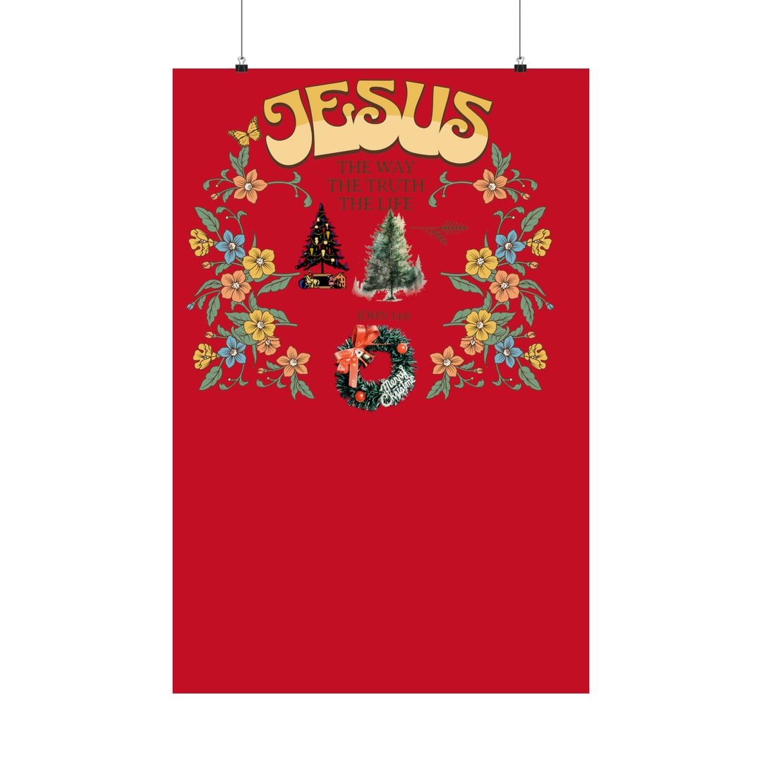 Matte Vertical Posters Christmas Matte Posters - Etsy
