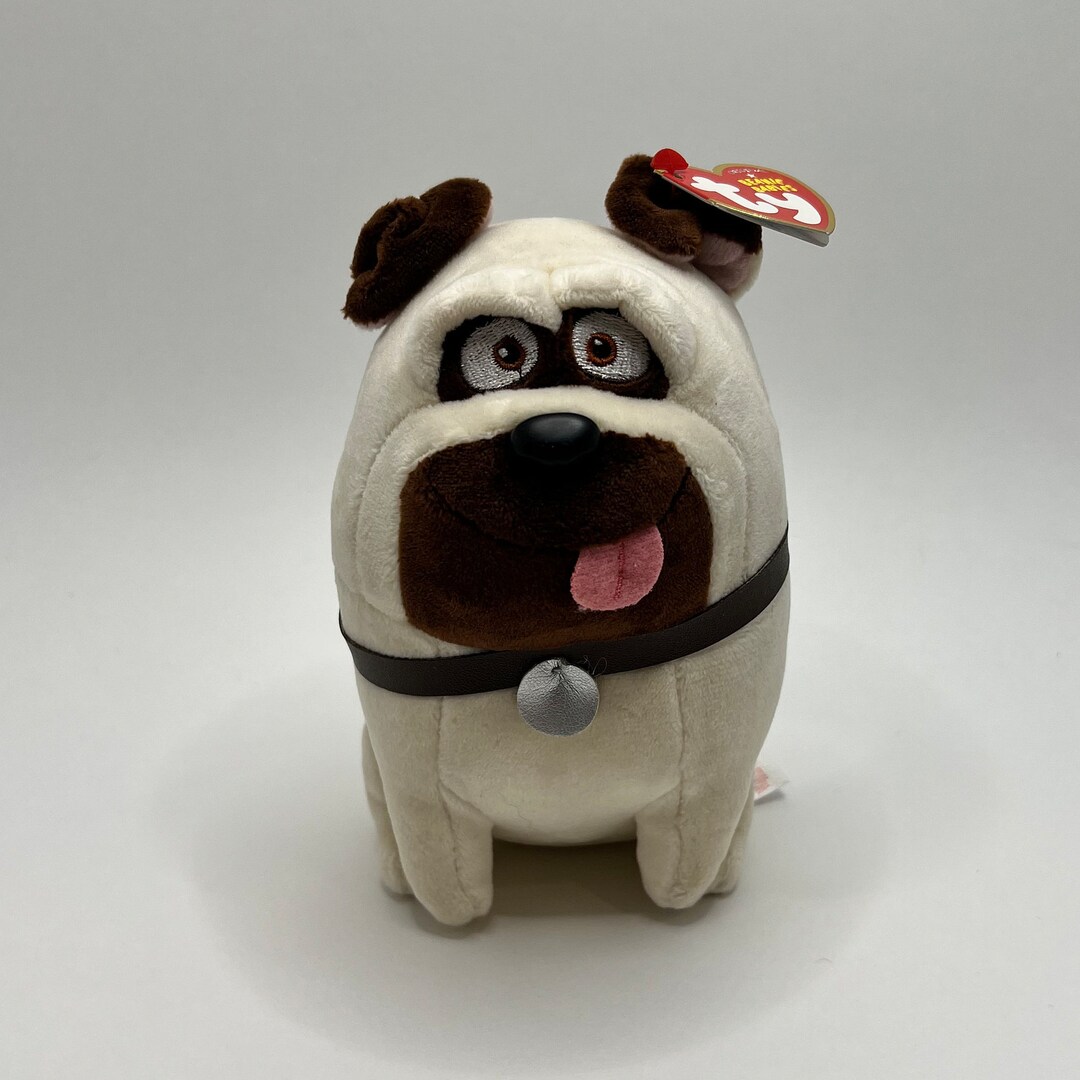 Ty "mel" the Pug Dog Beanie Baby From the Movie - the Secret Life of ...