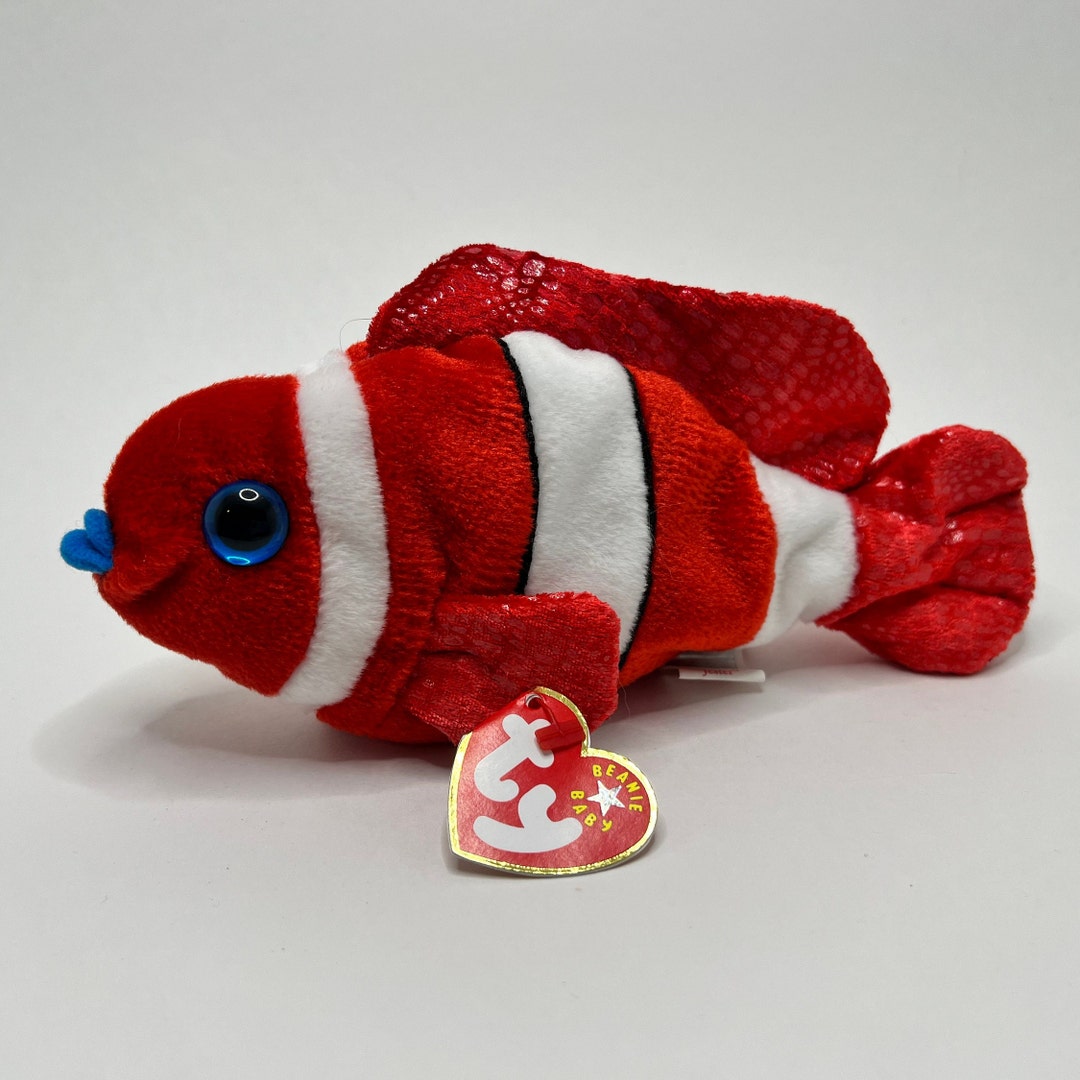 Ty "jester" the Clown Fish Beanie Baby, Vintage, Rare and Retired - Etsy