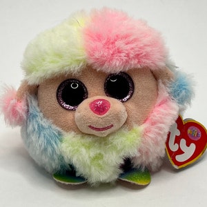 Ty "rainbow" the Poodle From the Puffies Beanie Baby Collection - Etsy