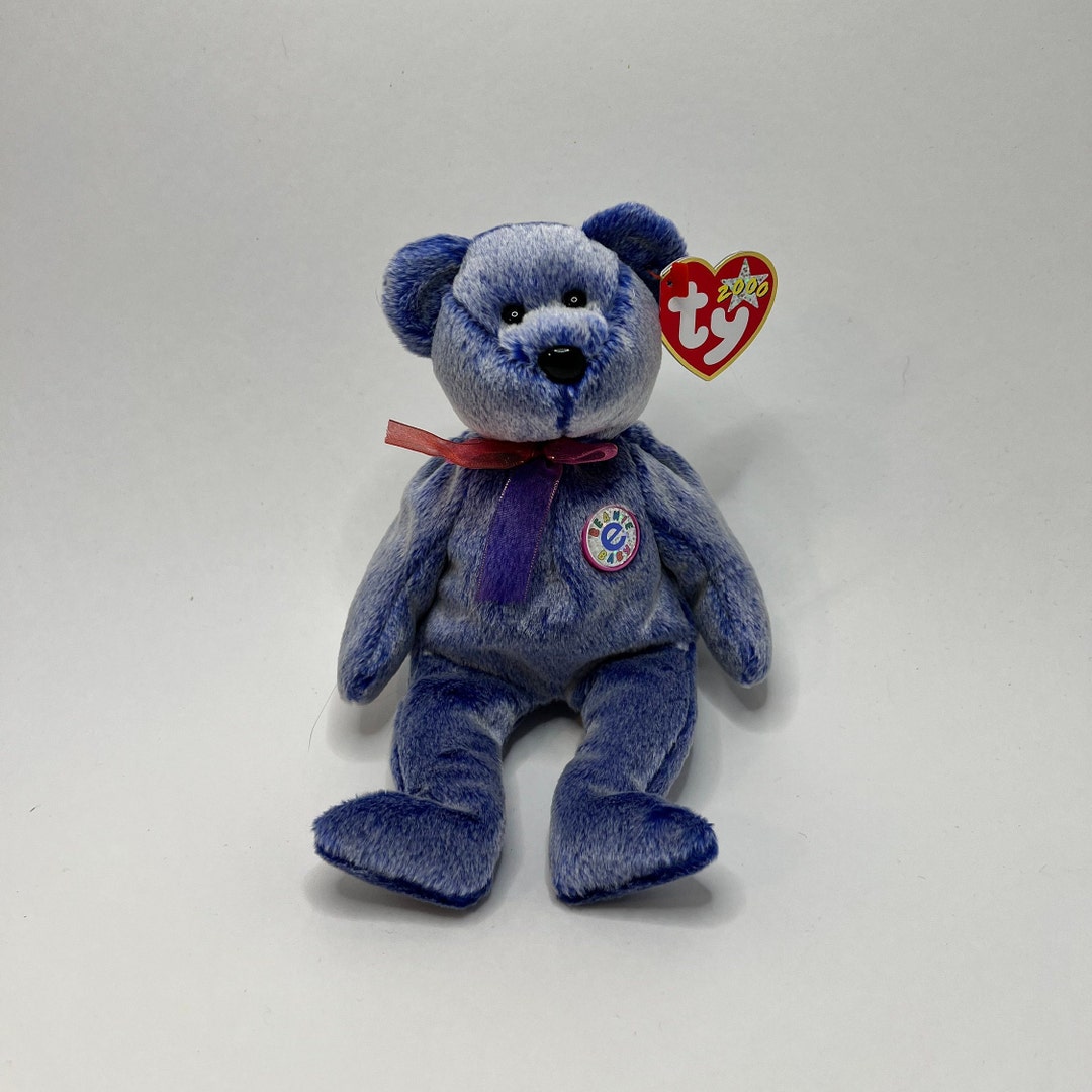 Rare Beanie Babies Bear, Periwinkle the Bear, Vintage Toys From the 90s ...