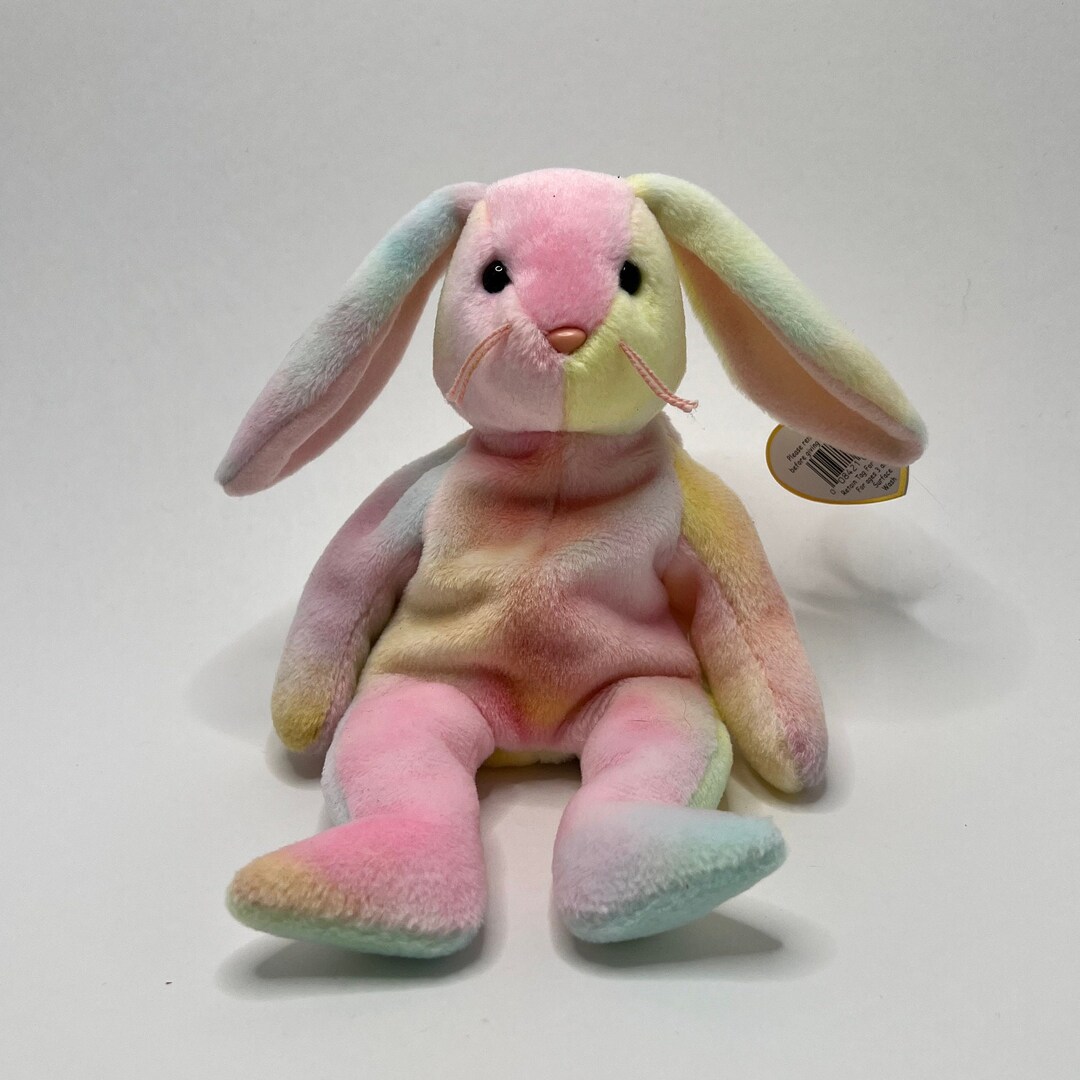 Ty "hippie" the Easter Bunny Beanie Baby, Vintage, Rare and Retired - Etsy
