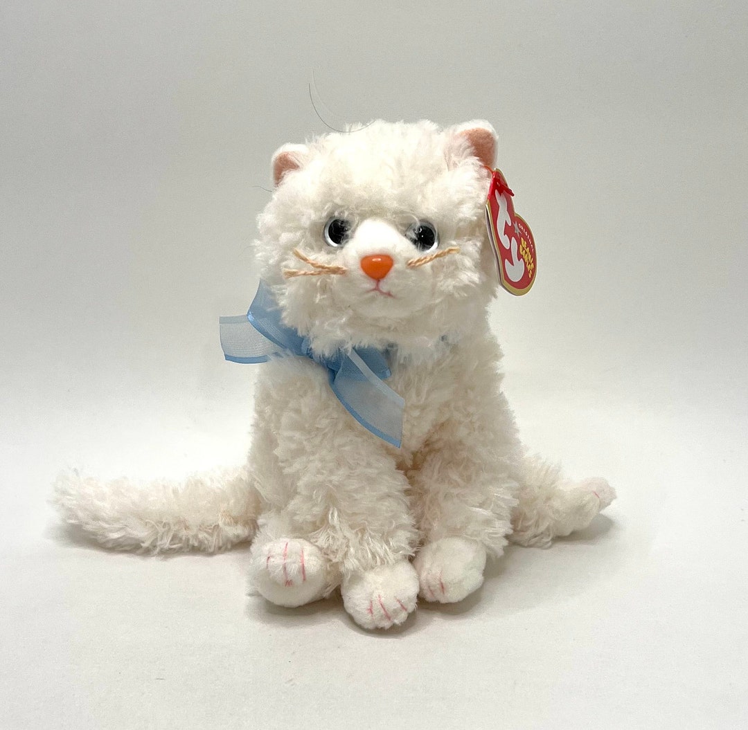 Ty "muff" the Beautiful Fluffy Cat Beanie Baby, Vintage, Rare & Retired ...