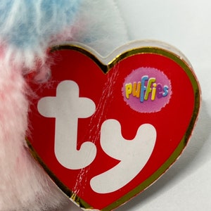 Ty "rainbow" the Poodle From the Puffies Beanie Baby Collection - Etsy