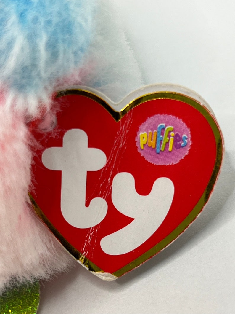 Ty rainbow the Poodle From the Puffies Beanie Baby - Etsy