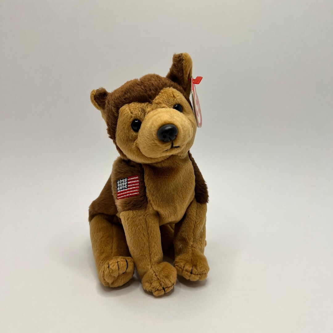 Ty "courage Nypd" the German Shepard Beanie Baby, Vintage, Rare ...
