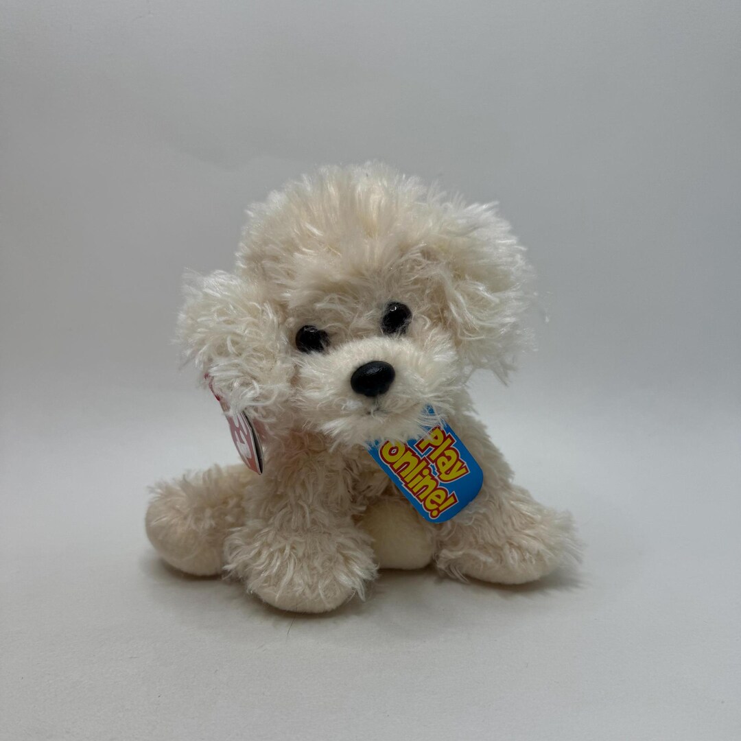 Ty "rascal" the Bichon Frise Dog Beanie Baby, Vintage, Rare and Retired ...