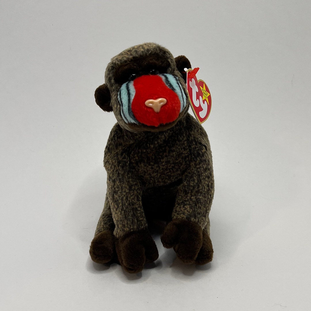 Ty Cheeks the Baboon Beanie Baby, Vintage, Rare and Retired - Etsy.de