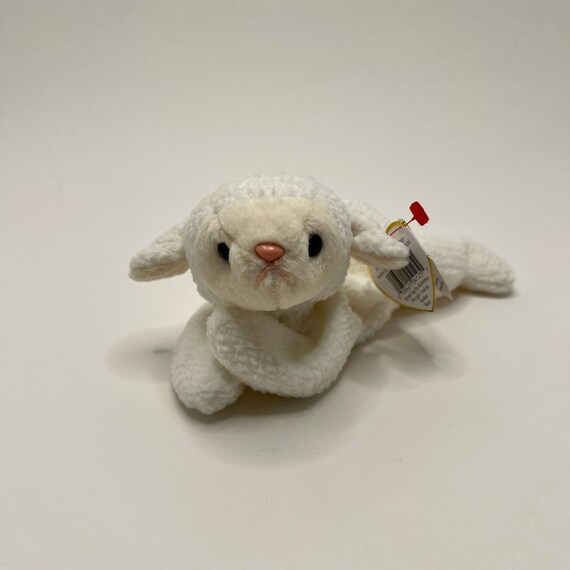 Ty fleece the Lamb Beanie Baby Vintage Rare and - Etsy