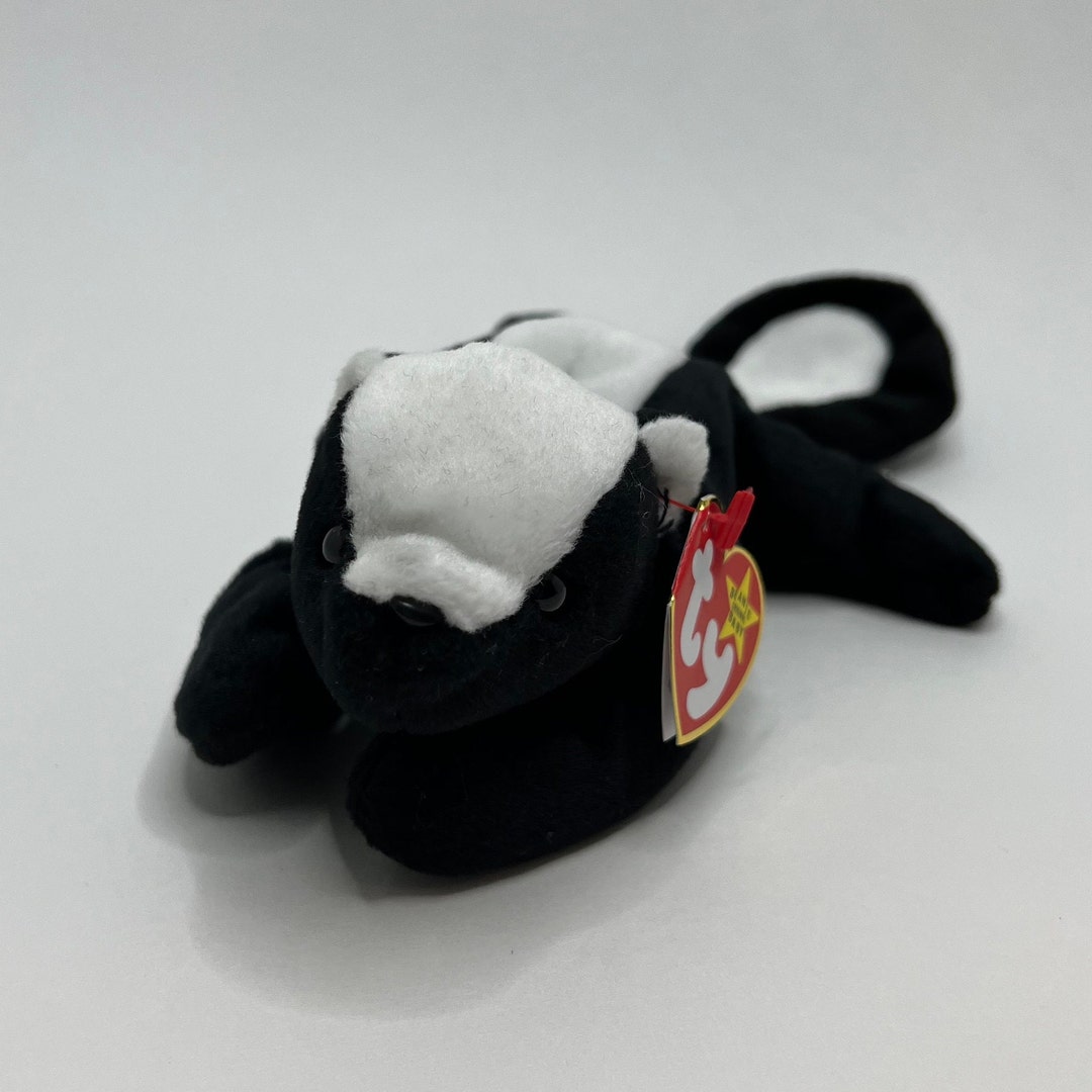 Ty "stinky" the Skunk Beanie Baby, Vintage, Rare and Retired - Etsy