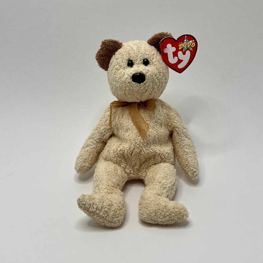 Ty "huggy" the Bear Beanie Baby, Vintage, Rare and Retired - Etsy