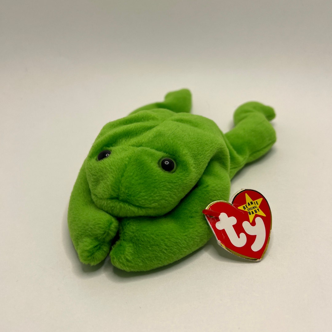 Ty legs the Frog Beanie Baby, Vintage, Rare and Retired - Etsy
