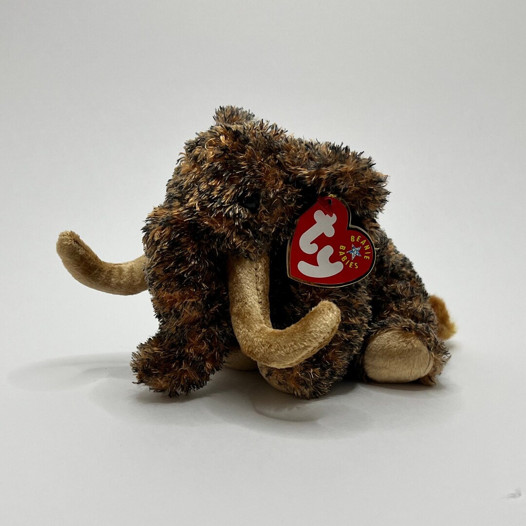 Ty Giganto the Wooly Mammoth Beanie Baby, Vintage, Rare and Retired ...