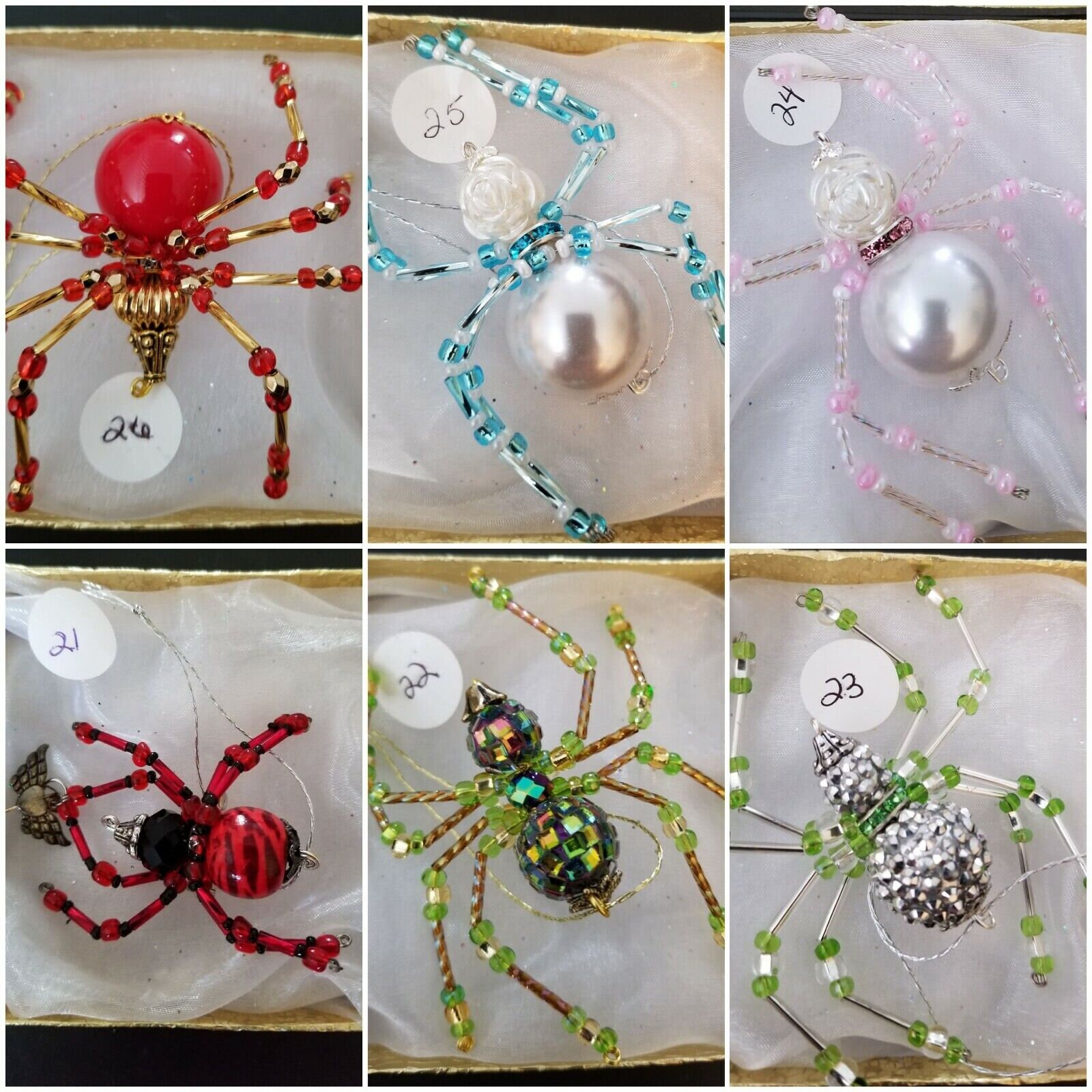Handmade Holiday Christmas Spider Ornament W/ Legend , Great Gift - Etsy