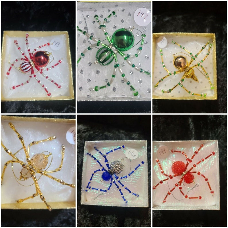Handmade Holiday Christmas Spider Ornament W/ Legend , Great Gift - Etsy