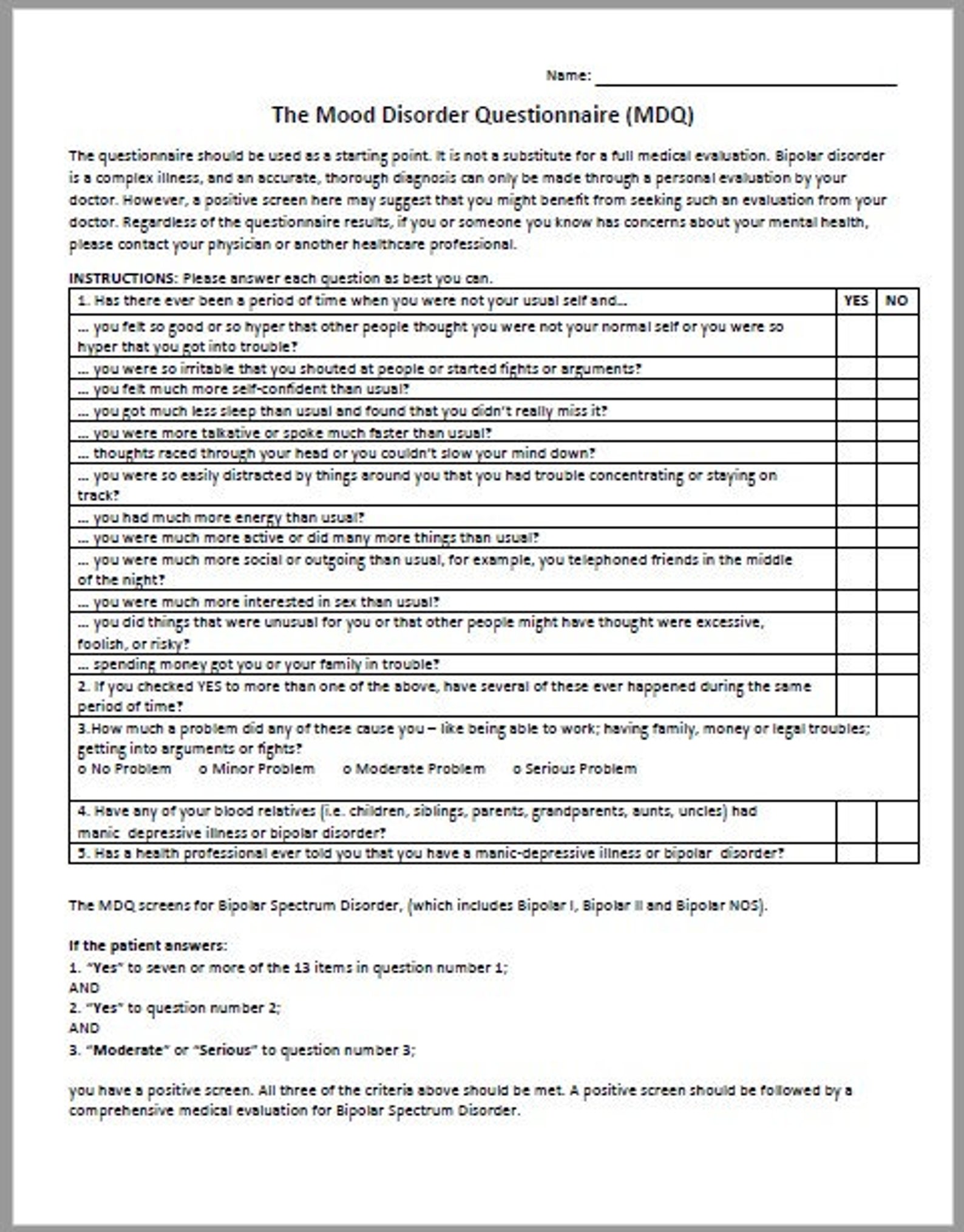 Mental Health Assessment Packet - Etsy