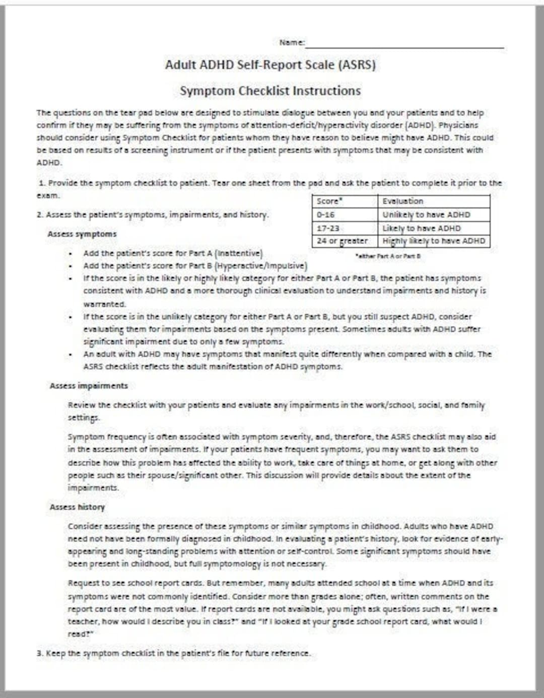 Mental Health Assessment Packet - Etsy