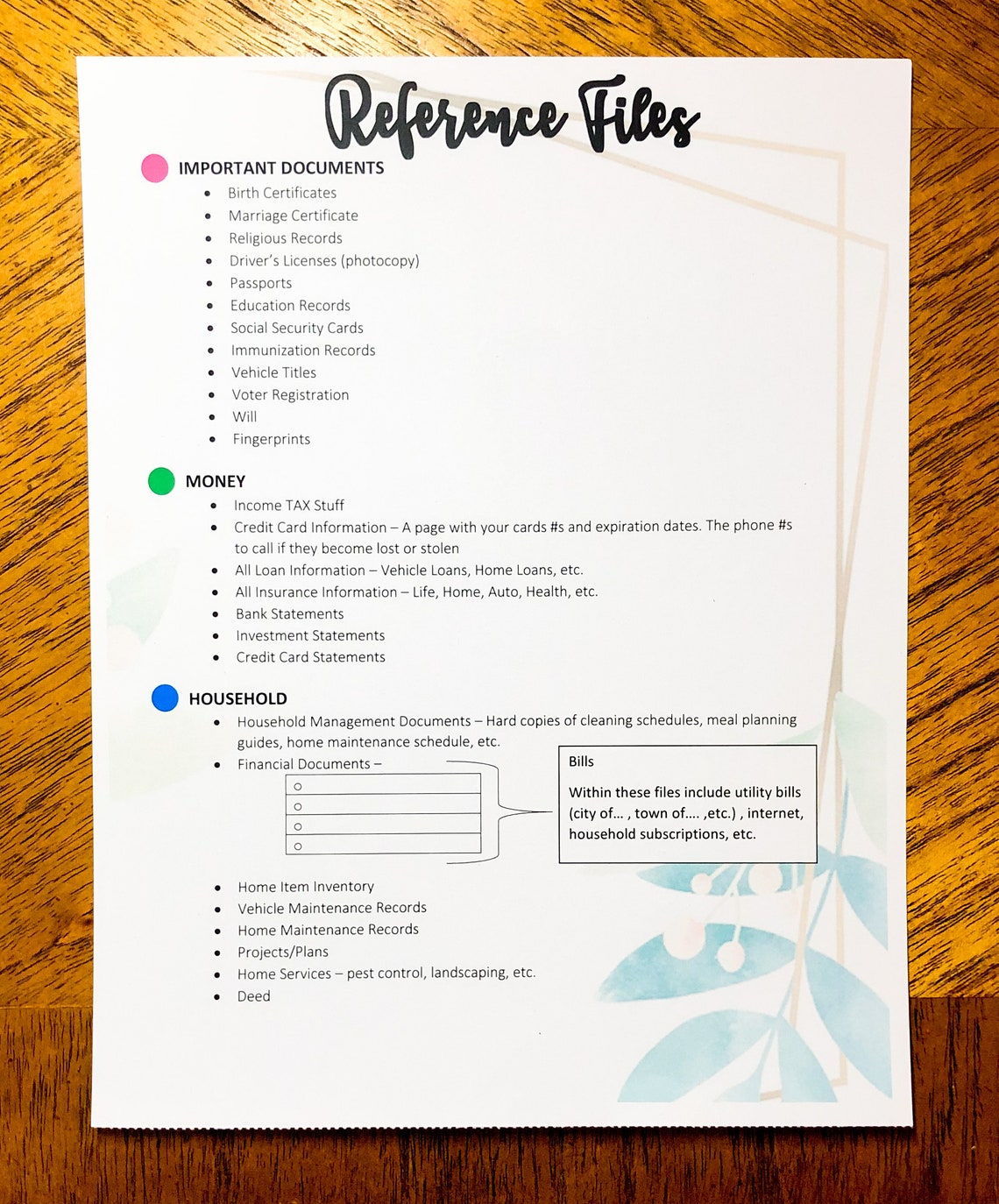 Reference Files - Etsy