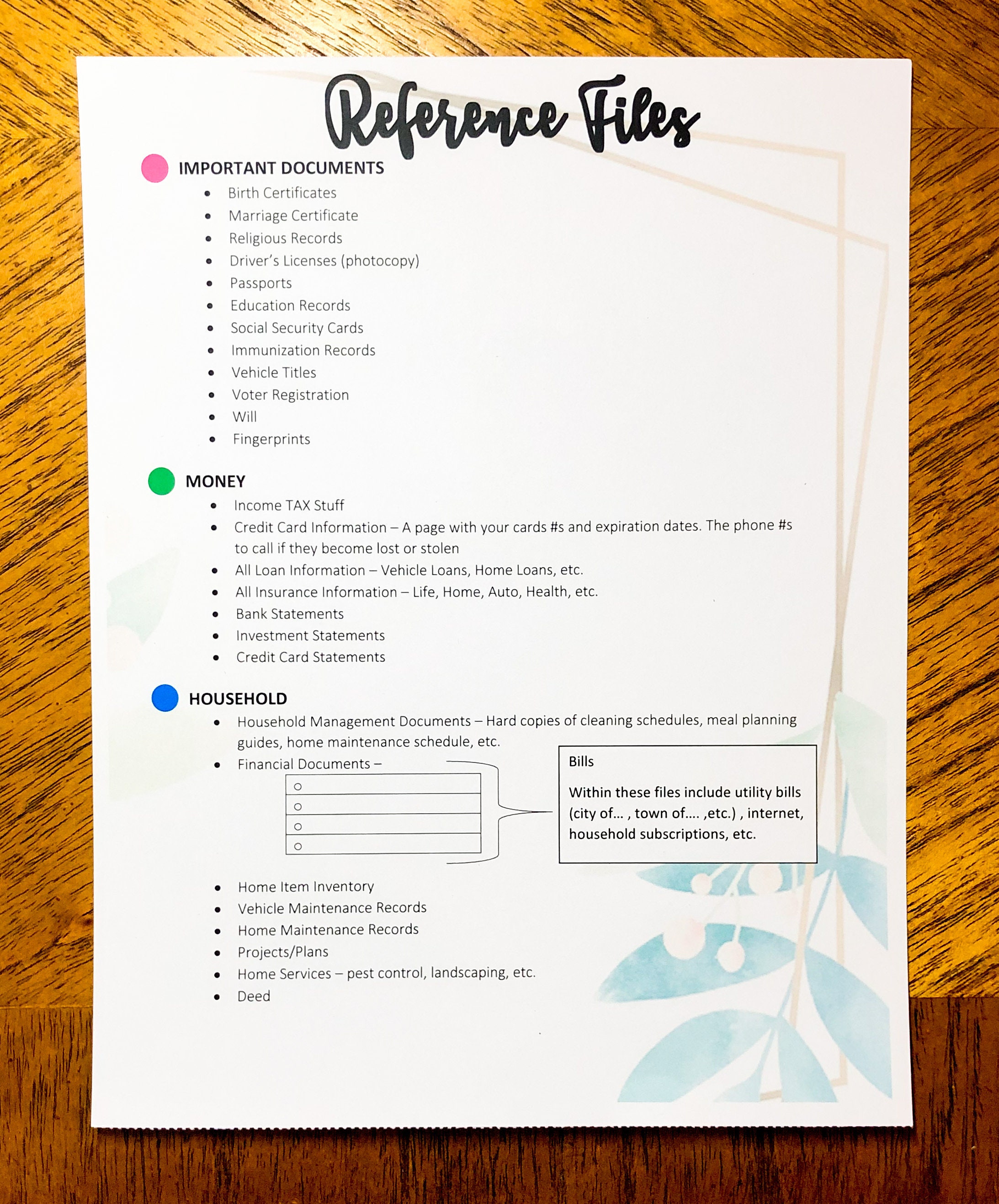 Reference Files - Etsy