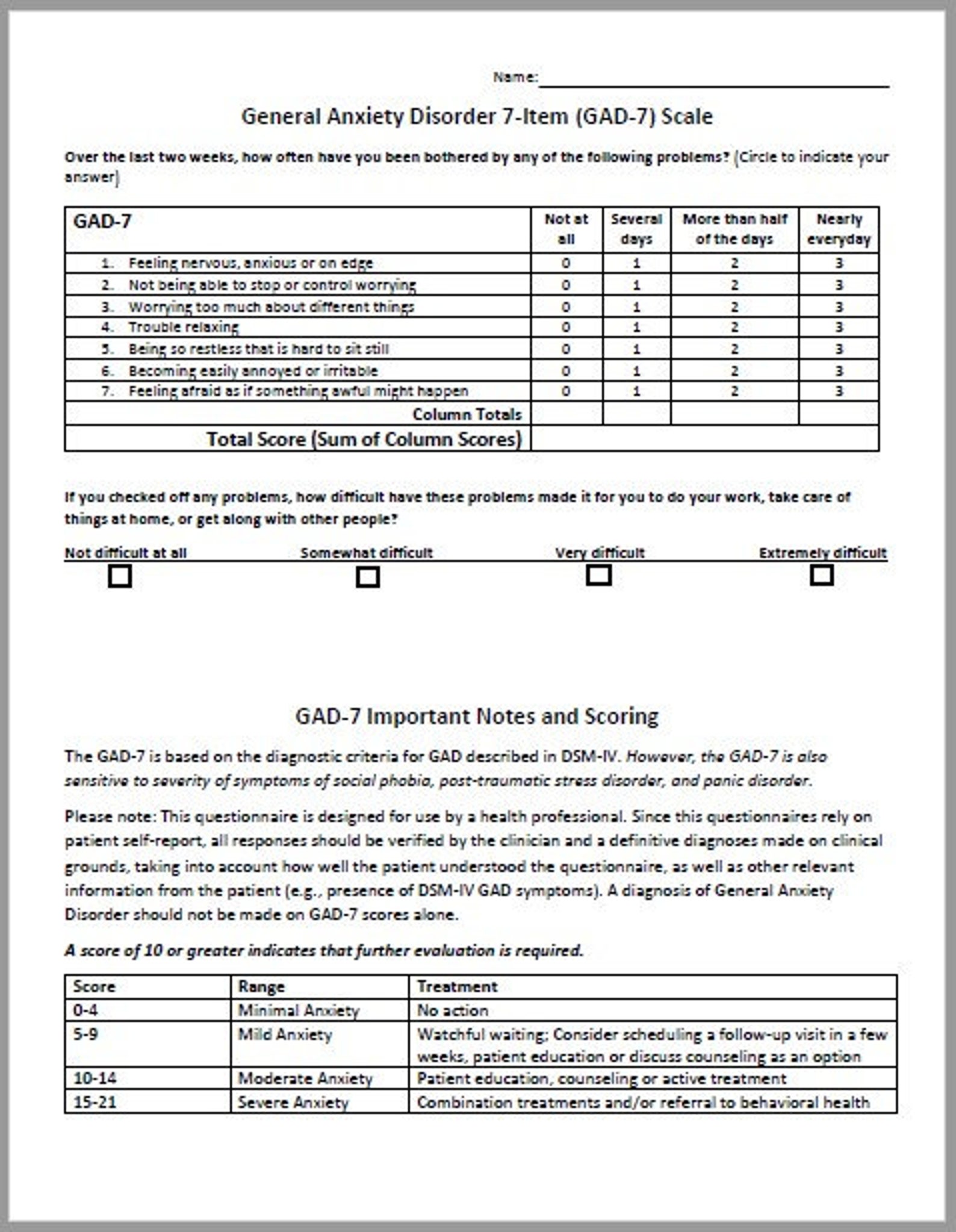 Mental Health Assessment Packet - Etsy