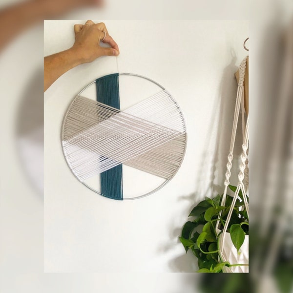 Woven Hoop Wall Art - Etsy