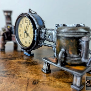 Steampunk Vintage Table Clock - Etsy
