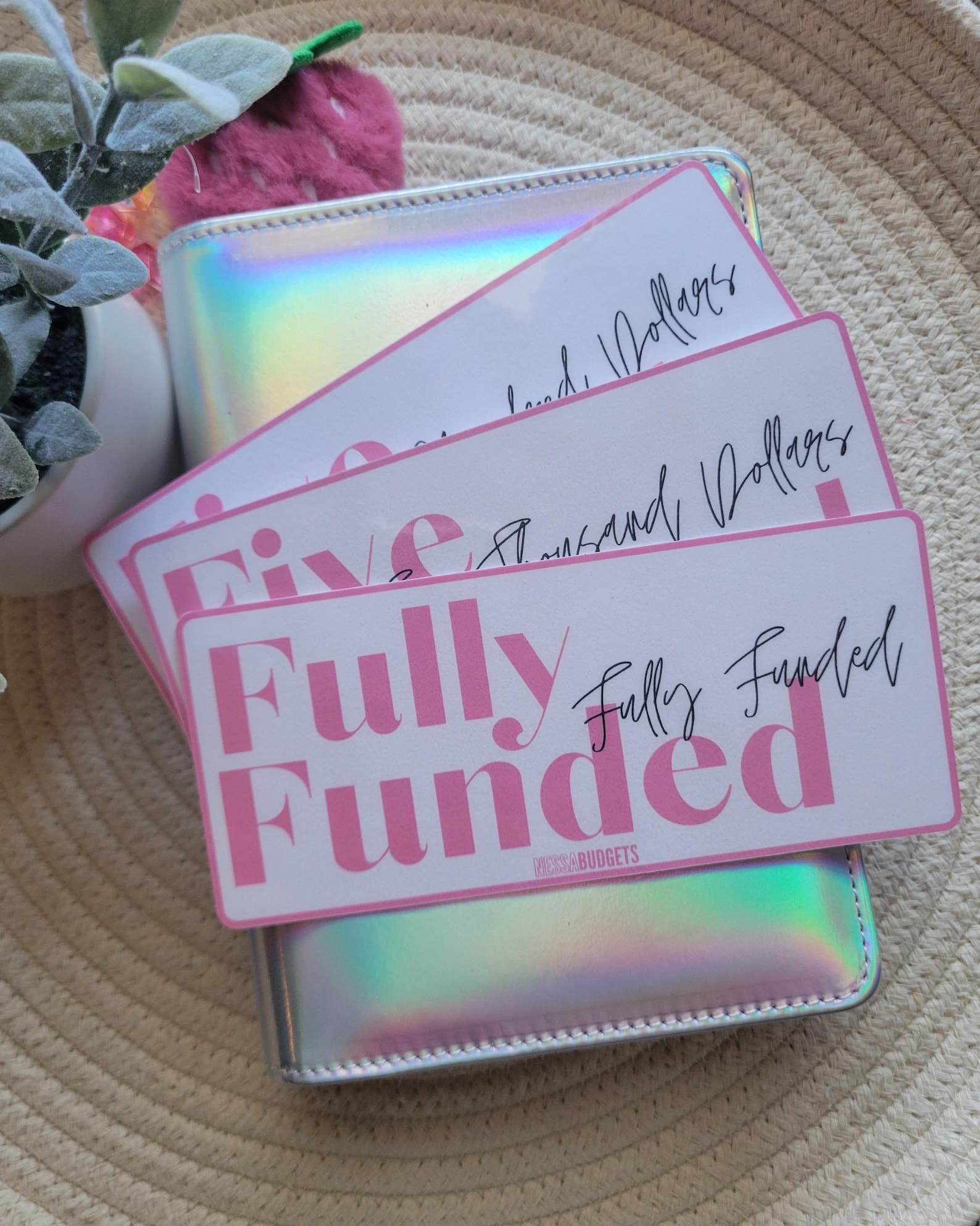 Minimal Pink Money Place Holders | Cash Money Place Holders - Etsy
