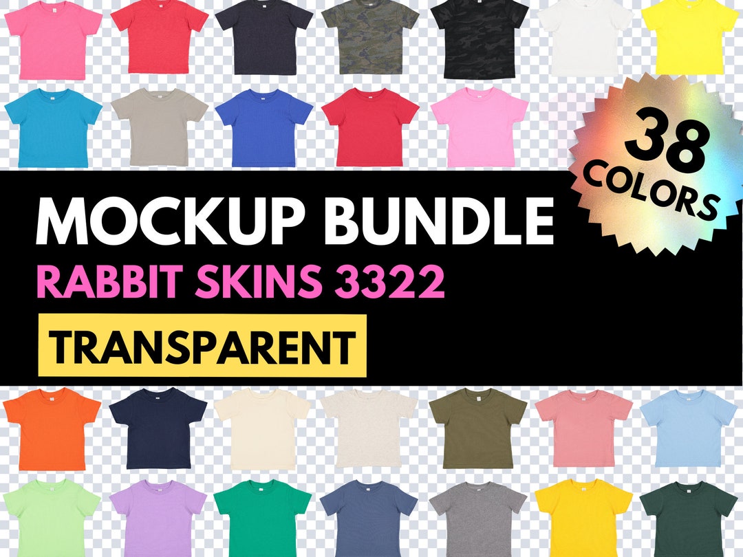 Rabbit Skins 3322, RS3322 Mockup, Transparent Mockup, Infant Fine ...
