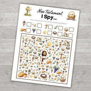 Printable Bible I Spy Games | Old & New Testament | Christian I Spy for ...