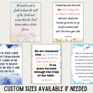 15 Printable LDS Quotes About Faith | Faith Quotes | Inspirational ...