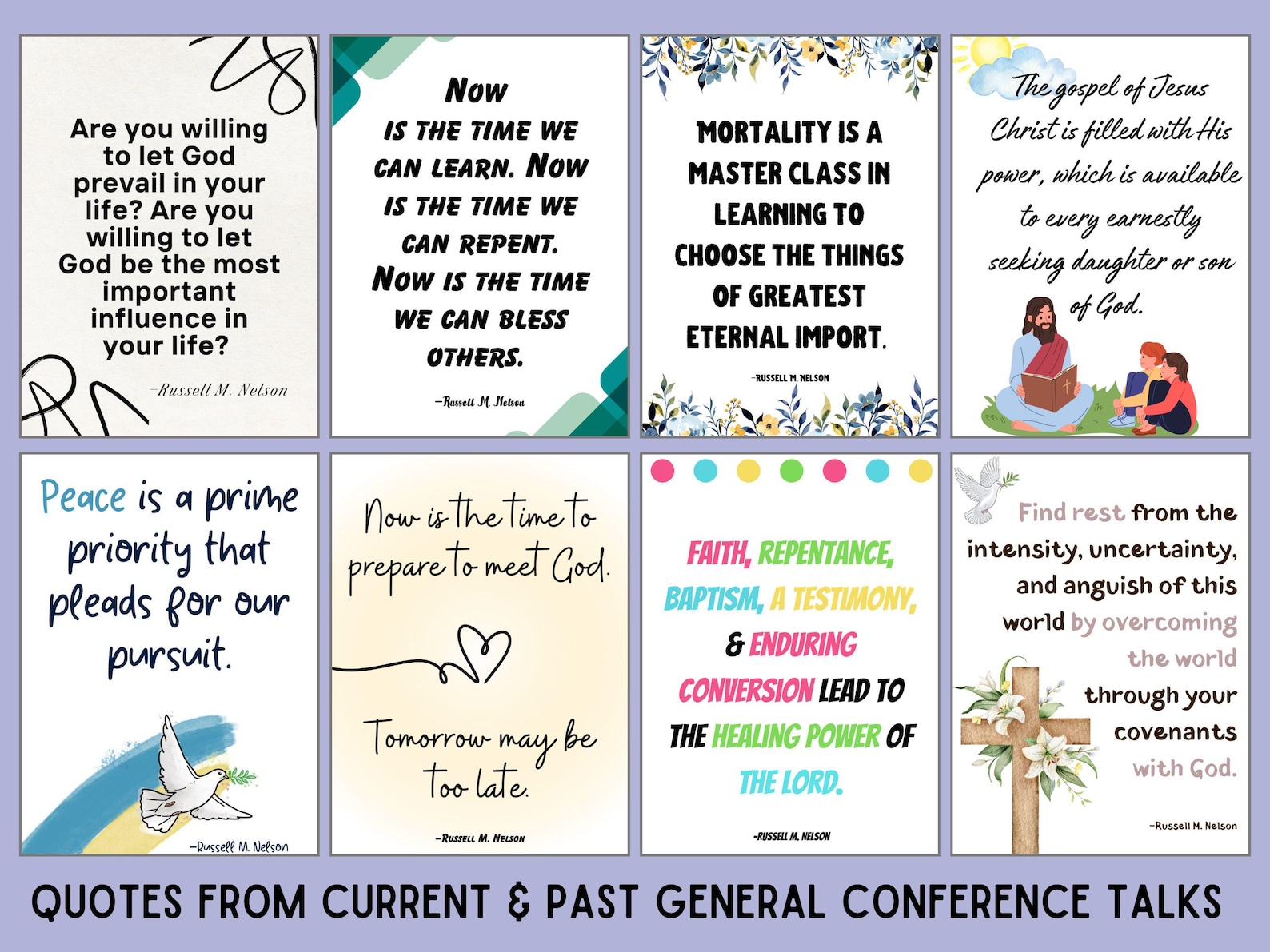LDS Quotes by President Nelson From General Conference | Printable LDS ...