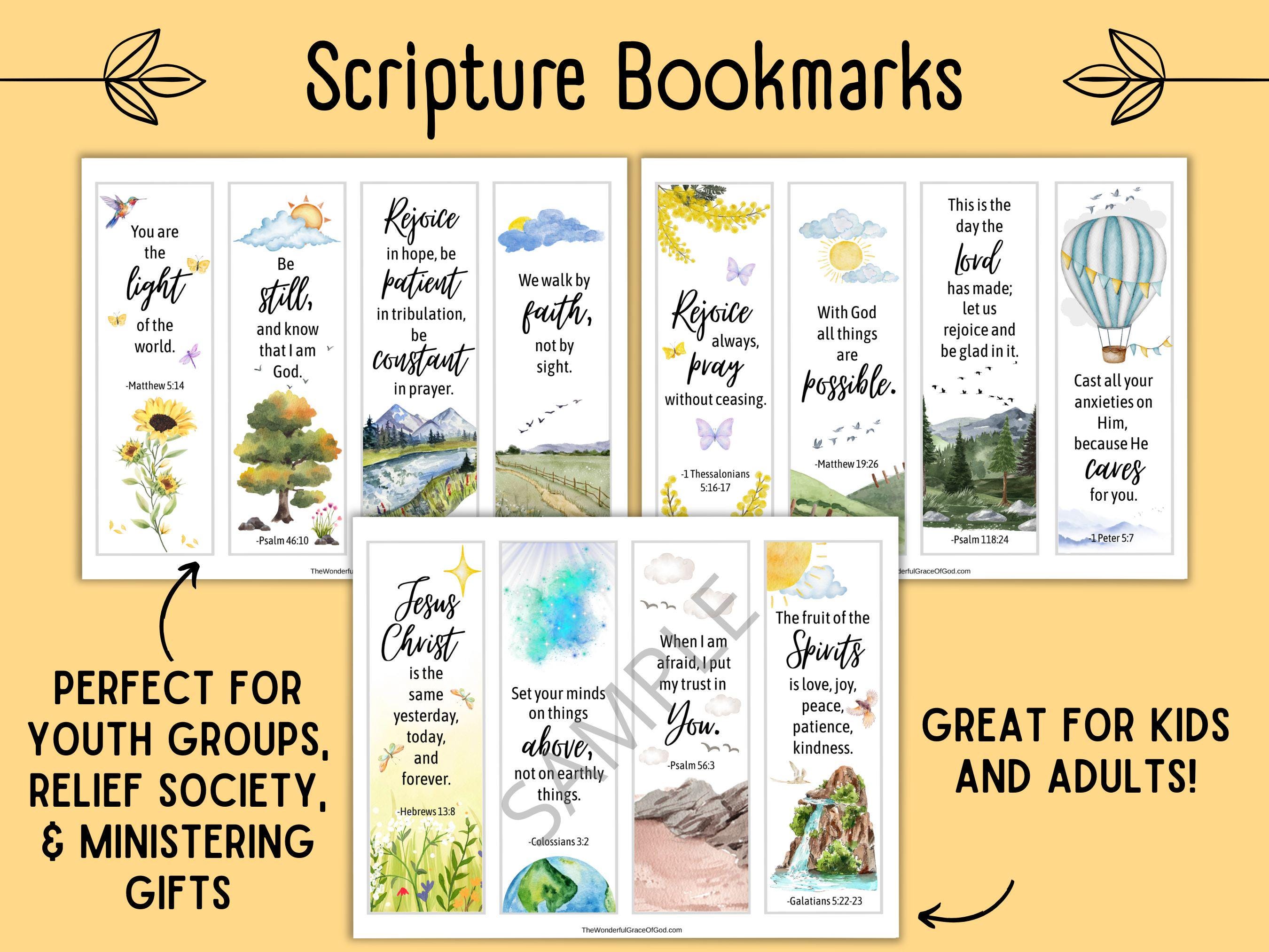 Printable LDS Bookmarks | LDS Quotes, Bible Verses, Book of Mormon ...