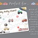 Printable Potty Training Chart Car Themed | Toddler Potty Chart for ...