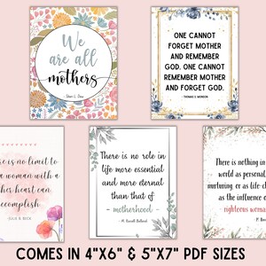 LDS Quotes About Motherhood | Mother's Day Quotes | Mother's Day Card ...