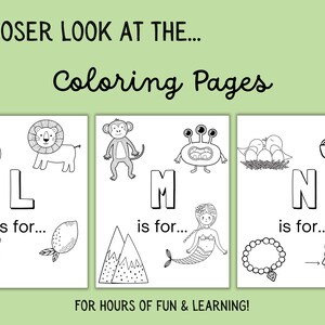 ABC Flashcards & Coloring Pages | Alphabet Flashcards for Kids | Number ...