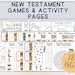 New Testament Kids Activity Bundle Printable Bible Games for Kids New ...