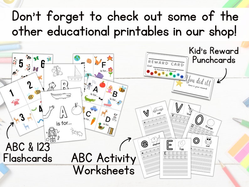 I Spy... Abcs Printable Worksheets Kids Alphabet Activities - Etsy