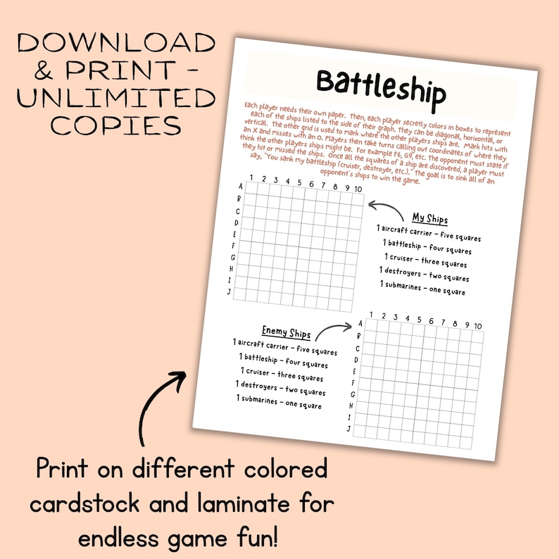 Printable Pen and Paper Games Pack | 5 Fun Classics for Kids | Tic Tac ...