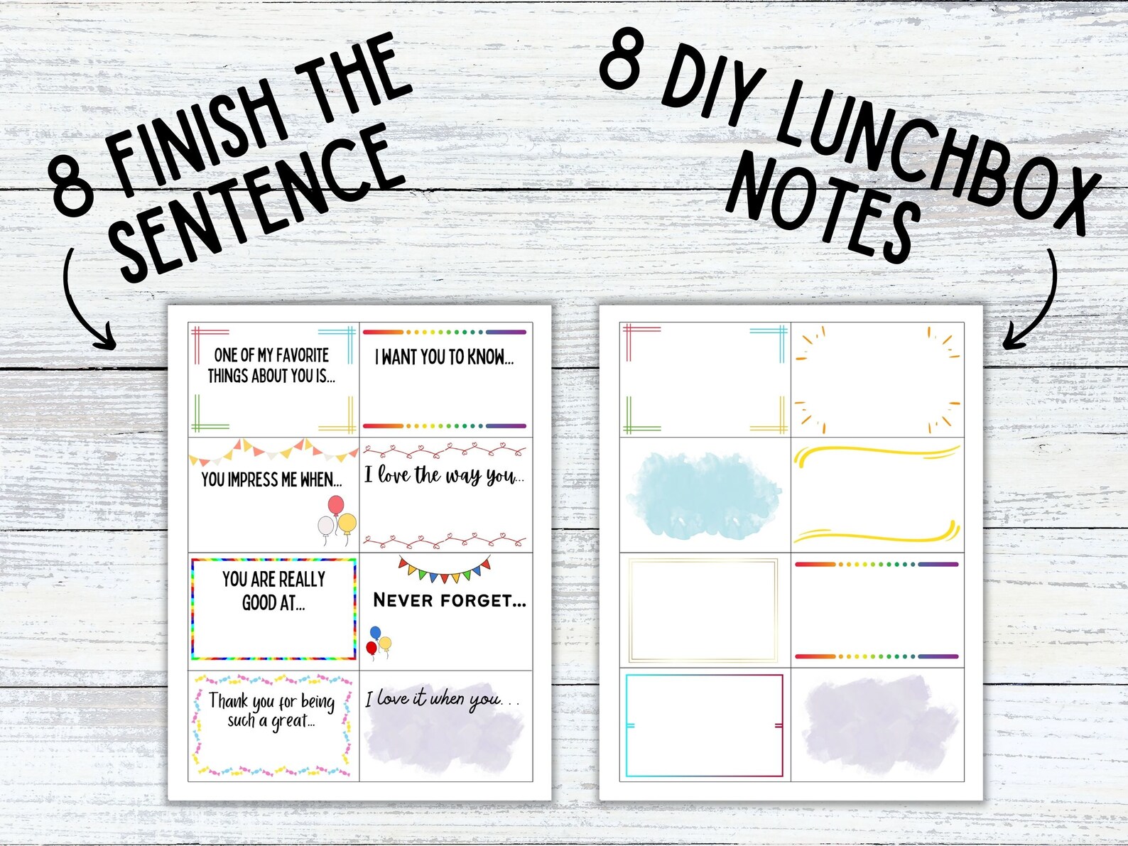 Kids Lunchbox Notes Printable | Lunchbox Jokes for Kids | Positive ...