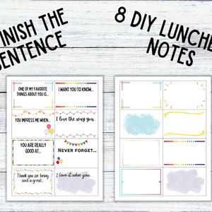 Kids Lunchbox Notes Printable | Lunchbox Jokes for Kids | Positive ...