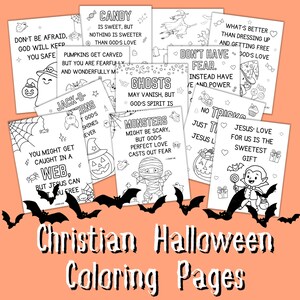 Christian Halloween Bible Verse Coloring Pages | Printable Scripture ...