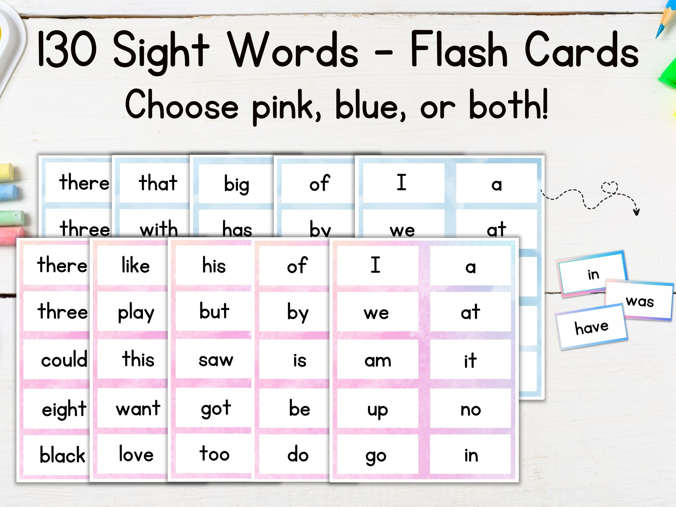Sight Word Flashcards Printable Flashcards for Kids Kids Learning ...