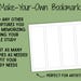 Printable Bible Verse Bookmarks | Set of 20 Bookmarks| Instant Download ...