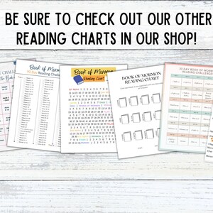 60 Day Book of Mormon Reading Chart | Printable Reading Chart | LDS ...