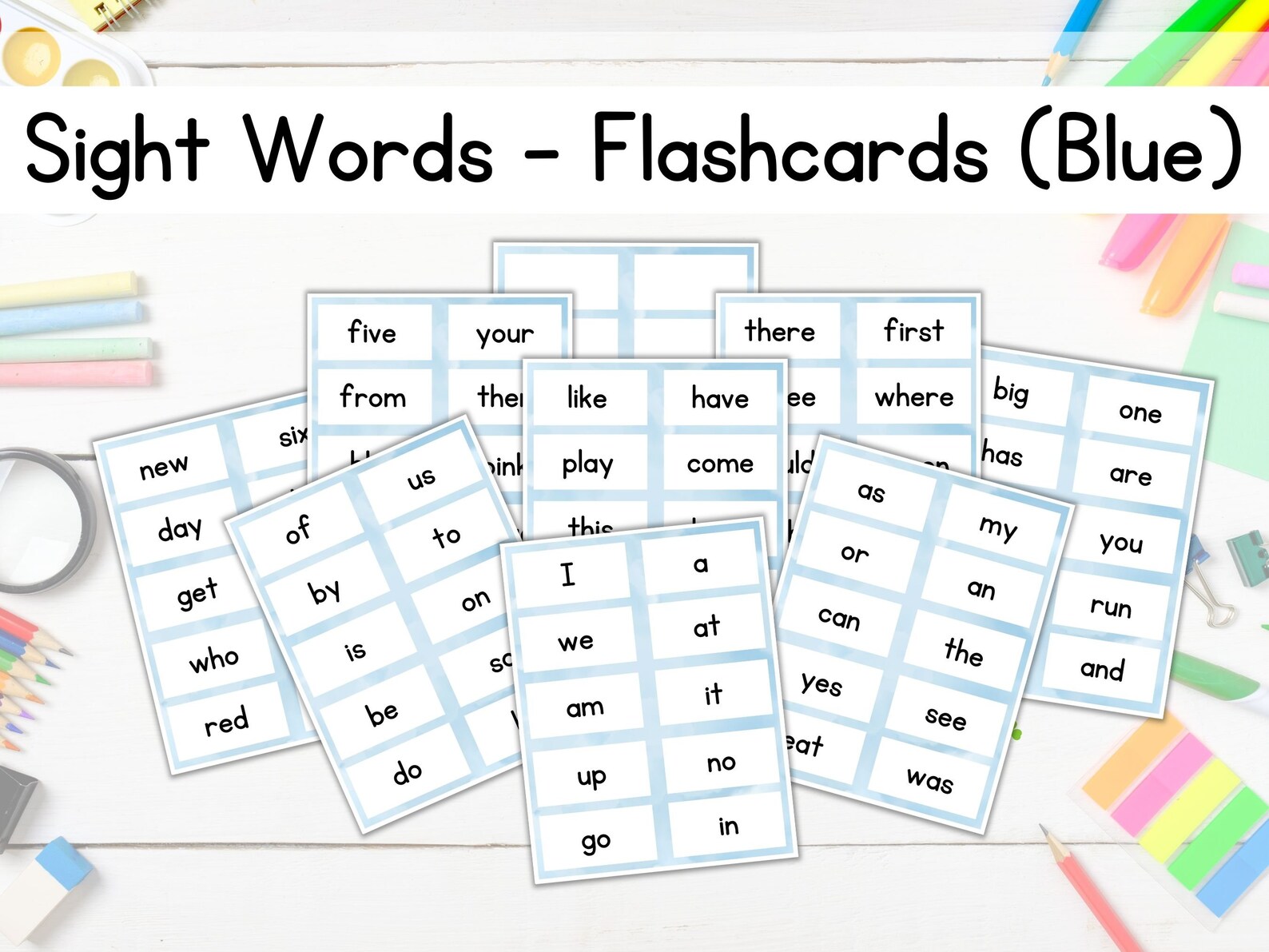 Sight Word Flashcards Printable Flashcards for Kids Kids Learning ...