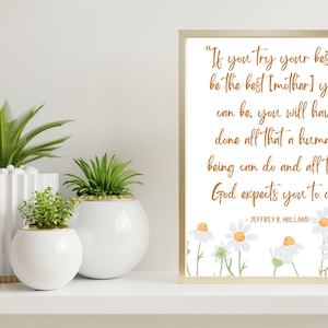 LDS Quotes About Motherhood | Mother's Day Quotes | Mother's Day Card ...