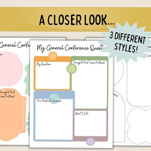 General Conference Youth and Adult Activity Pages | Oct 2025 | Note ...