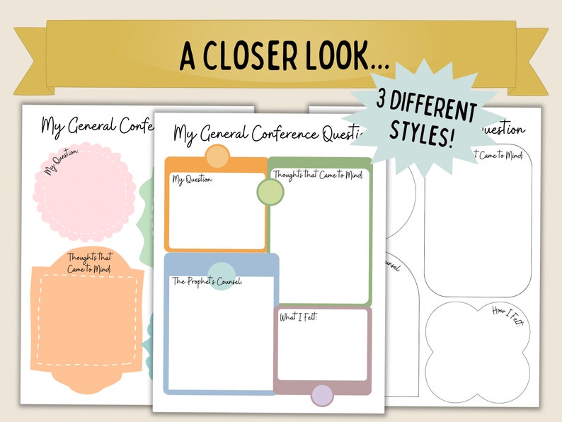 General Conference Youth and Adult Activity Pages | April 2026 | Note ...