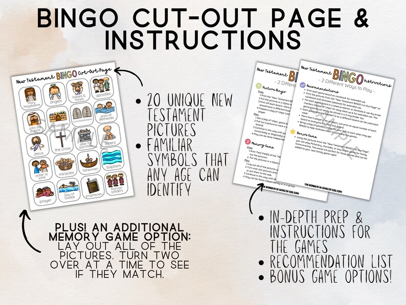 New Testament Kids Activity Bundle | Printable Bible Games for Kids ...