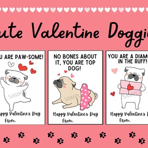 Cute Dog Valentines Day Cards | Printable Dog Valentines for Kids ...